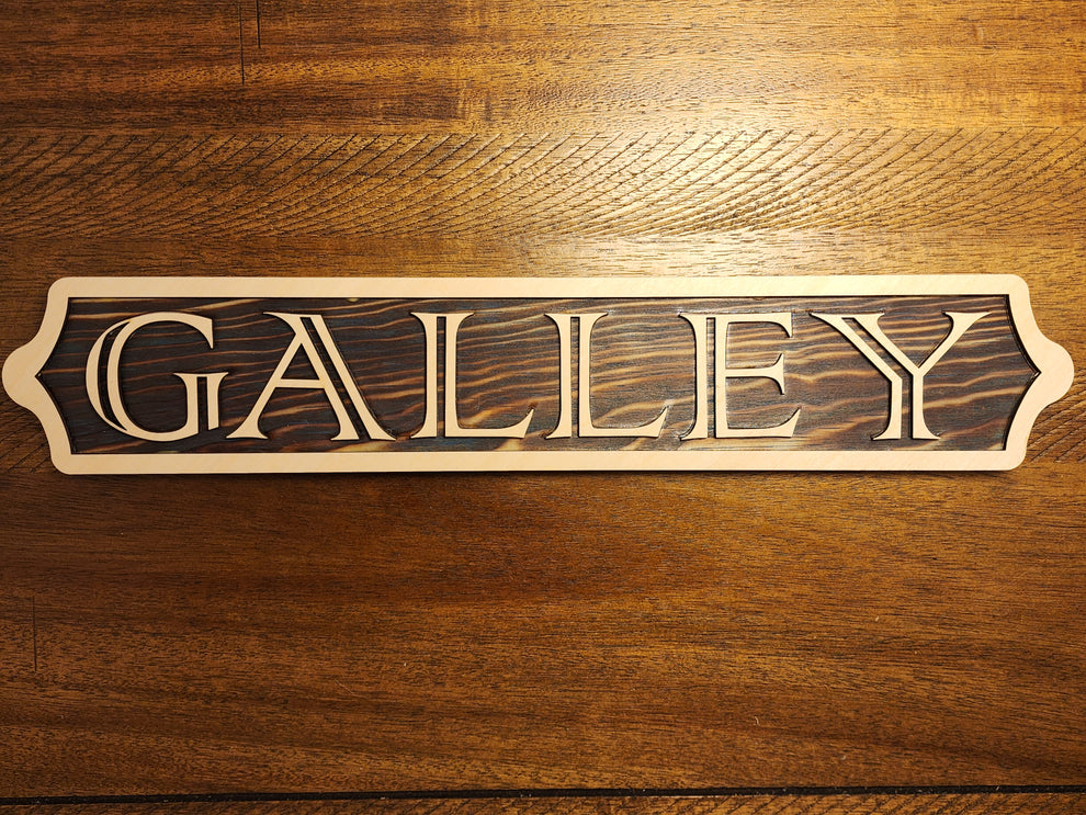 Personalized Raised Letter Shou Sugi Bon Sign – Laser Focus Custom ...